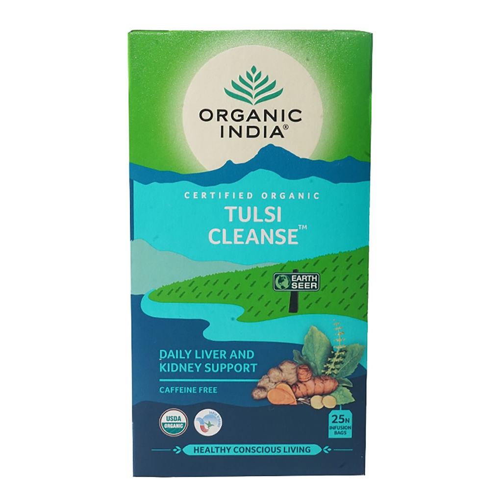 Natural Efe | Organic India - Tulsi Cleanse | 25 Tea Bags | Shopee Thailand