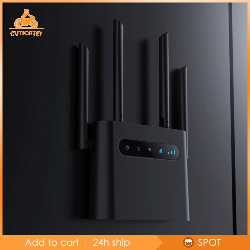 4G LTE Router with Sim Card Slot with Firewall for Factory Office ...