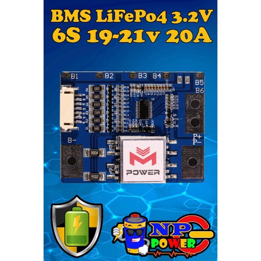 BMS20A Lifepo4. (6S) - np_power - ThaiPick