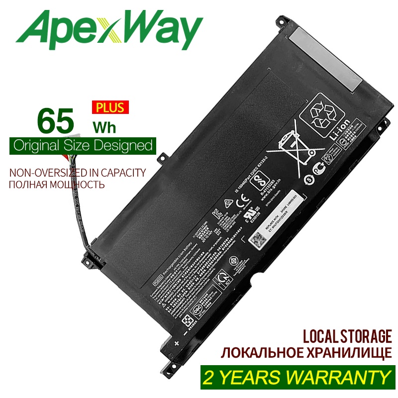Apexway 52 5wh Pg03xl L48430 Ac1 Laptop Battery For Hp Pavilion Gaming
