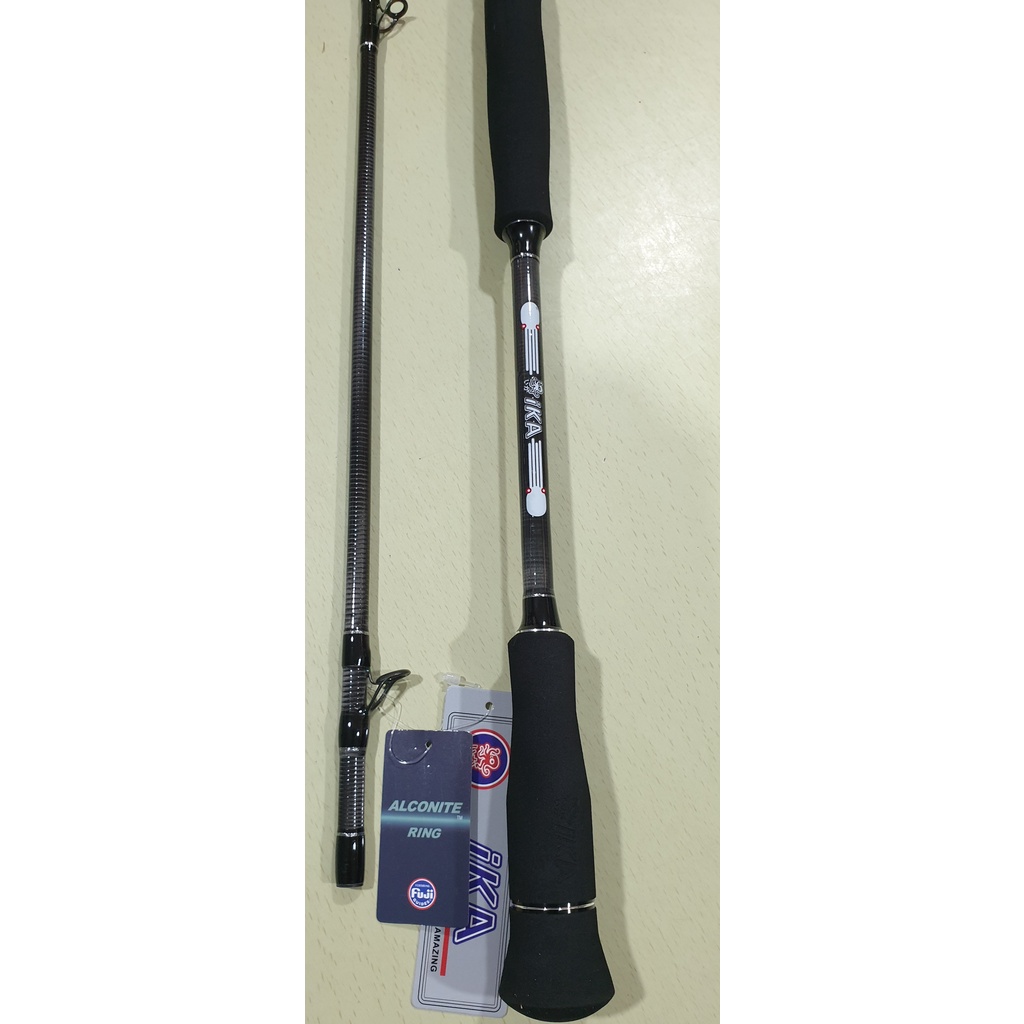 คันสปินตกหมึก ika fuji shan 862ML ยาว 8ฟุต6นิ้ว2 ท่อน reel seat และ ไกด์ของ fuji ปลาย carbon ...