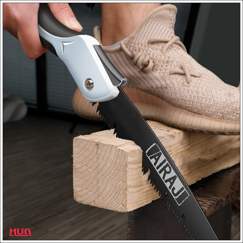เลื่อยพับ AIRAJ ใบเลื่อย SK5 ยาว 25 cm เลื่อยตัดกิ่งไม้ เลื่อย แค้มป์ปิ้ง เลื่อยพกพา เลื่อยพับ ...
