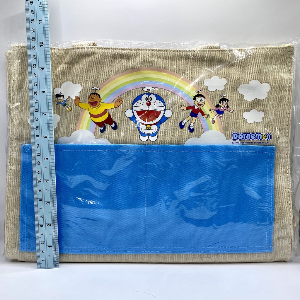Doraemon Canvas Tote Bag กระเป๋าผ้าแคนวาส Cafe Amazon กระเป๋าอเมซอน ...