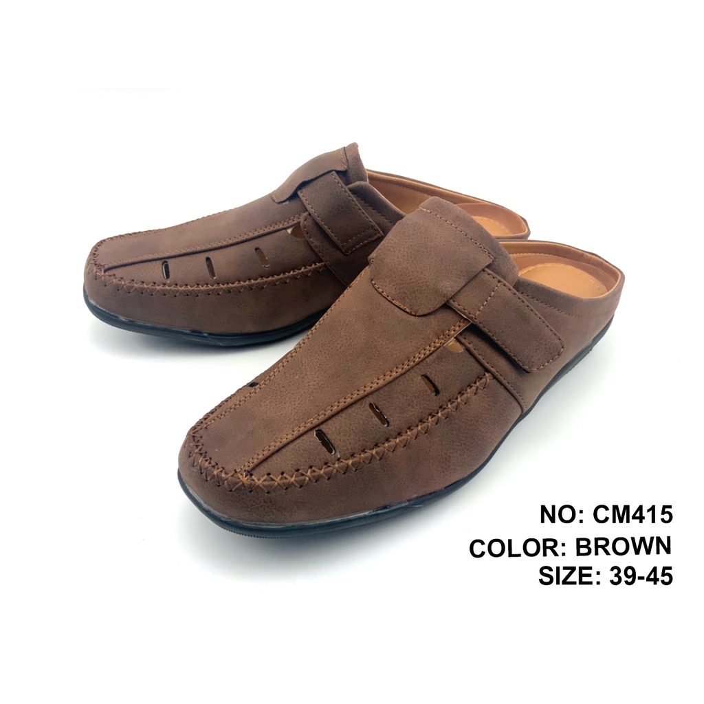 GS415 รองเท้าลำลองเปิดส้น ดีไซน์ตีนตุ๊กเเก รองเท้าผู้ชาย พร้อมส่ง ...