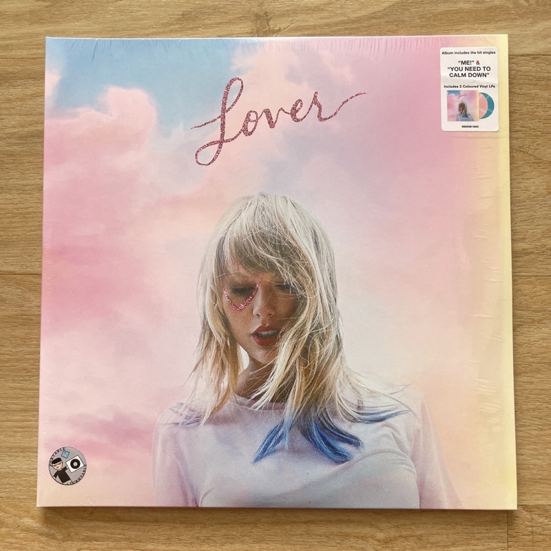 แผ่นเสียง Taylor Swift Lover limited 2 colored vinyl LP EU แผ่นเสียงมือ ...
