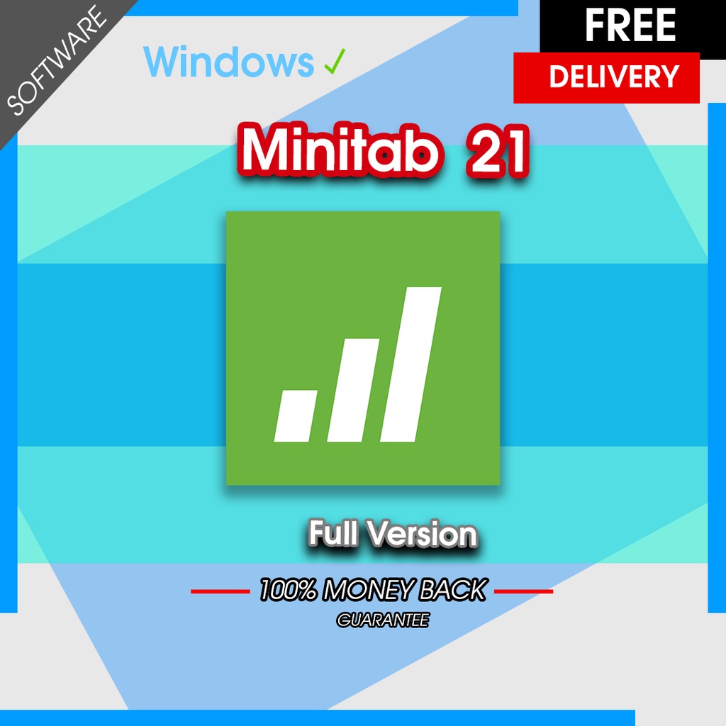 Minitab 21 ตัวเต็ม ใช้งานได้ถาวร โปรแกรมวิเคราะห์ข้อมูล ประมวลผลทางสถิติ Windows for lifetime ...