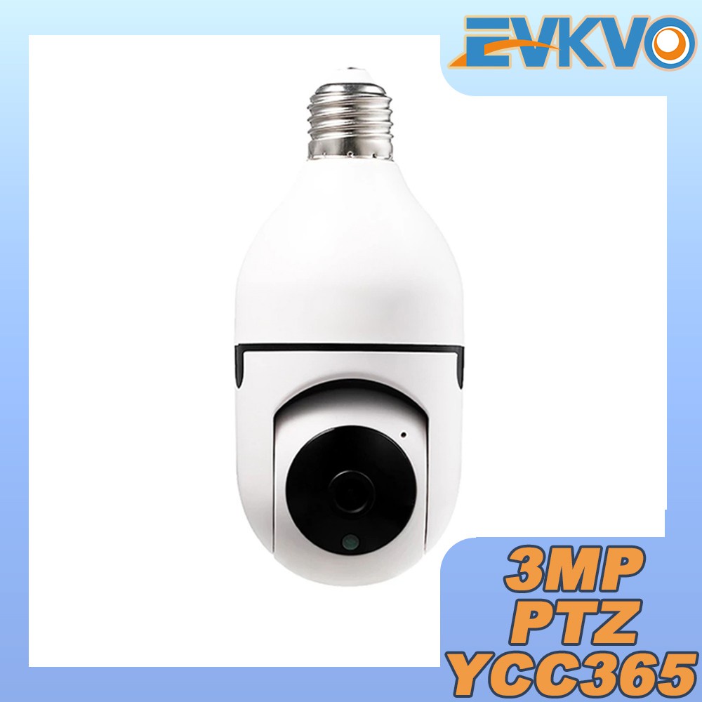 EVKVO - Work with E27 Bulb Base - YCC365 PLUS APP 3MP Mini Size ...