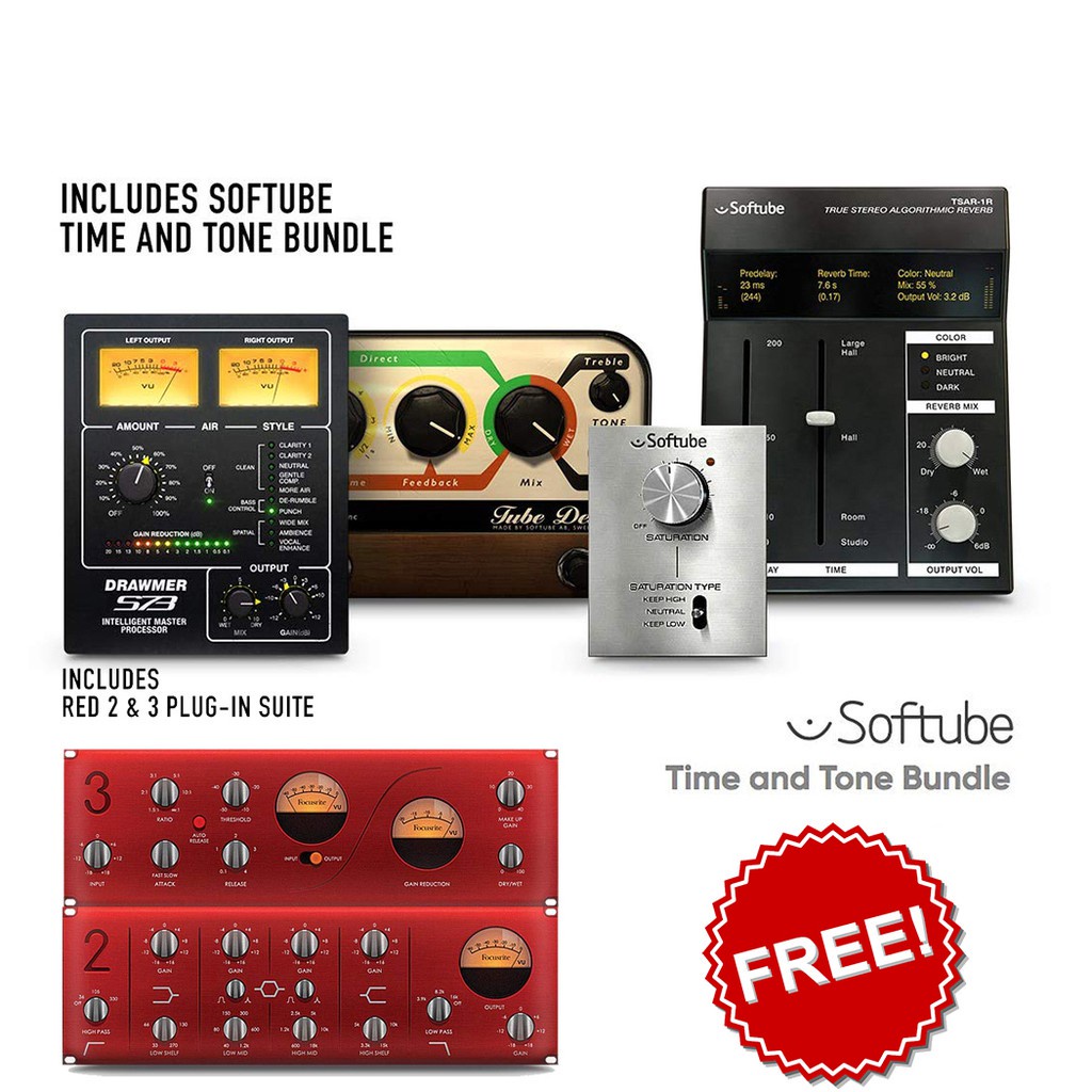 Focusrite Scarlett Solo Studio Pack (Gen 3) ชุดบันทึกเสียง audio interface ไมค์โครโฟน หูฟัง ...