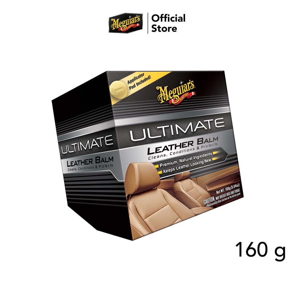 Meguiar's G18905 Ultimate Leather Balm อัลทิเมทเลเธอร์บาล์ม ขี้ผึ้ง ...