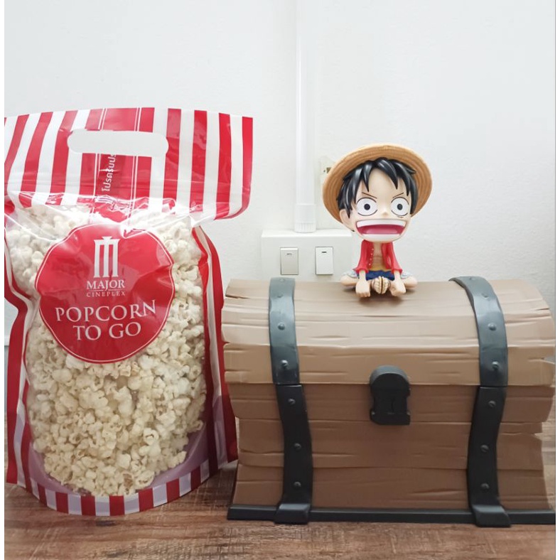 มือ1 ของแท้100 ️บัคเก็ตหีบสมบัติลูฟี่วันพีช ถังป๊อปคอร์นวันพีช One ...