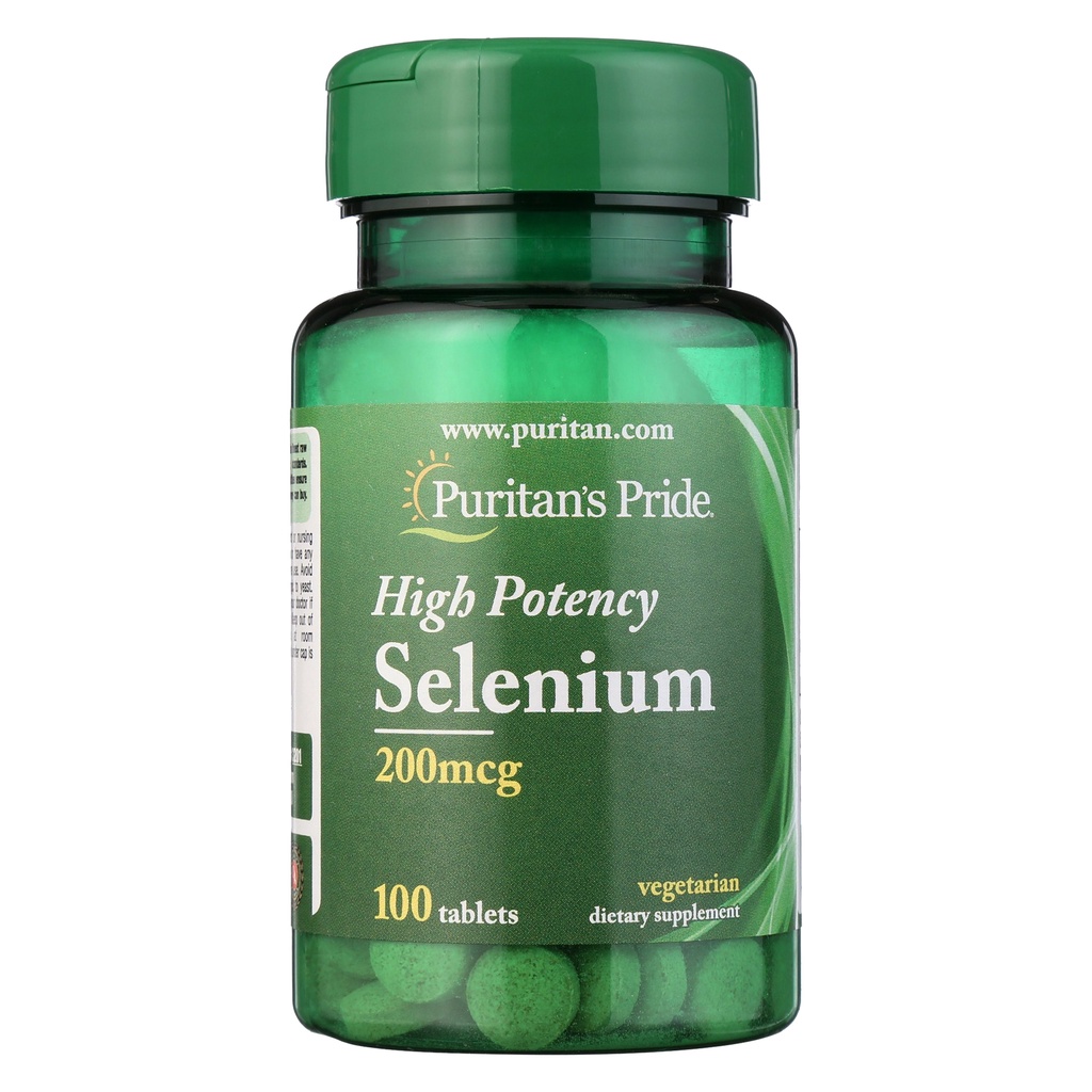 Puritan's Pride Selenium 200 mcg, 100 tablets | Shopee Thailand