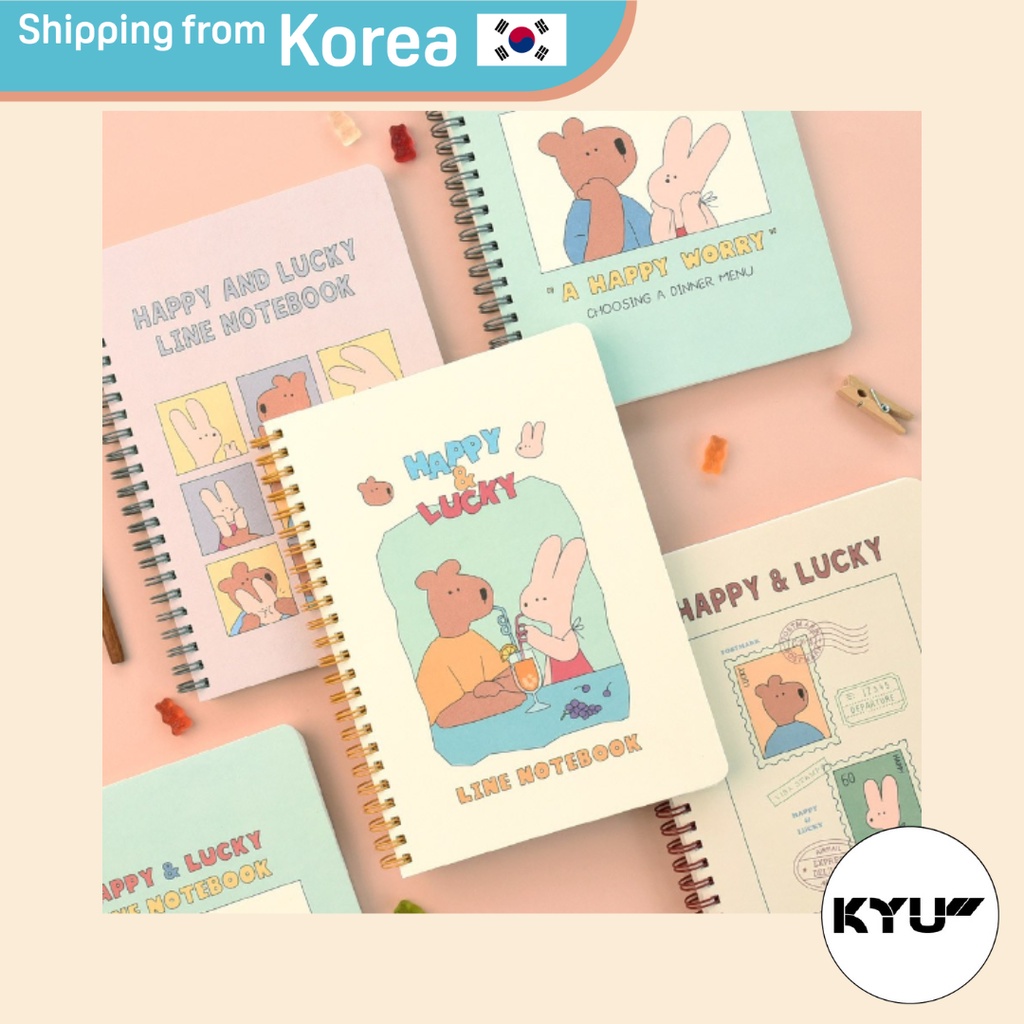 NOTEBOOK SIZE A5 [HAPPY AND LUCKY LINE] | Shopee Thailand