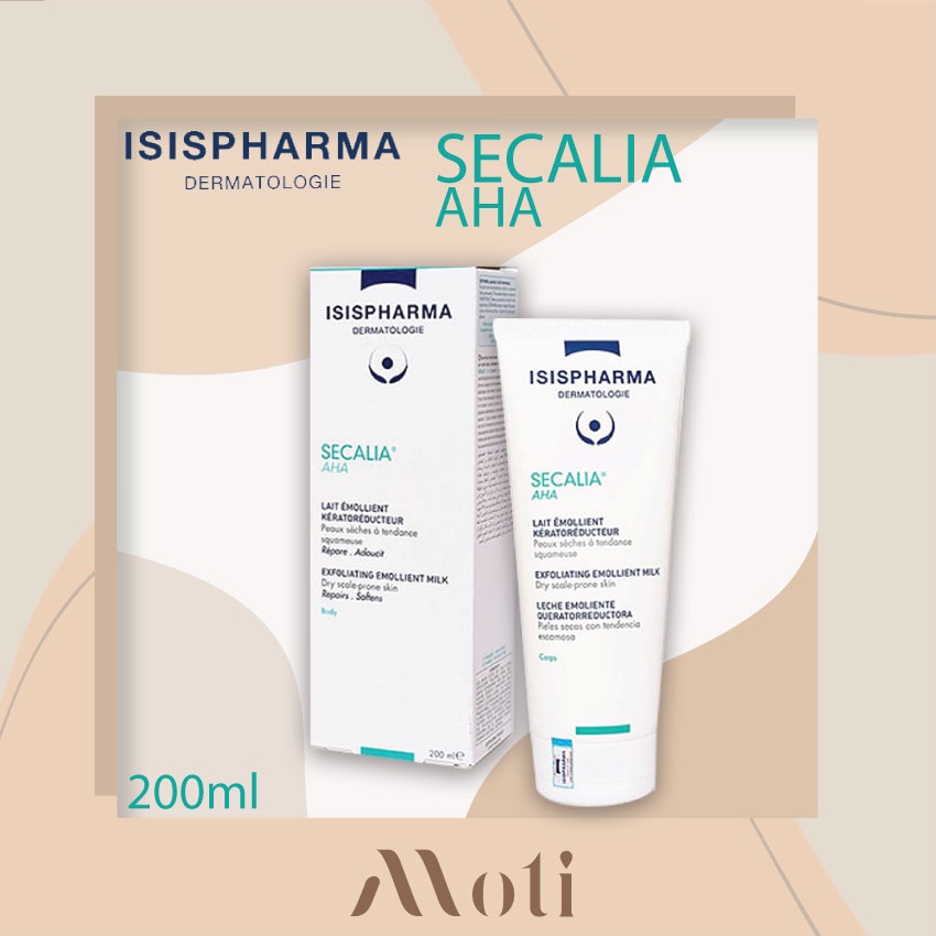 Secalia AHA (EXP 2026) ISISPHARMA โลชั่น สำหรับ ผิวแห้งมาก ผิวแพ้อักเสบ ...