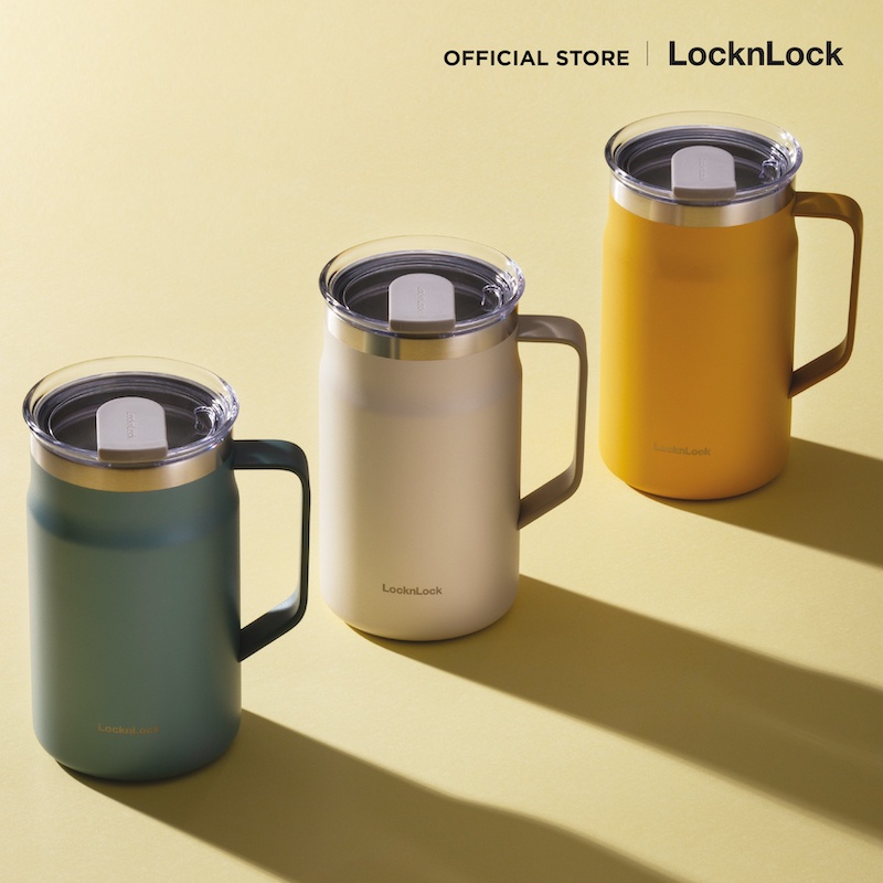 LocknLock แก้วน้ำเก็บอุณหภูมิ Metro Mug ความจุ 600 ml. รุ่น LHC4282 ...