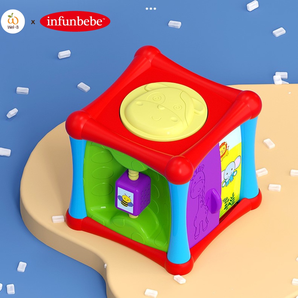 Wel-B x Infunbebe My 1st Activity Cube (กล่องกิจกรมของเล่นเด็ก) - ของ ...