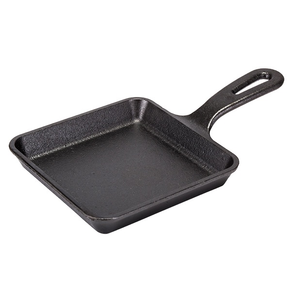 Lodge Cast Iron Square Skillet ลอดจ์ กระทะเหล็กหล่อสี่เหลี่ยม 12.7 cm ...