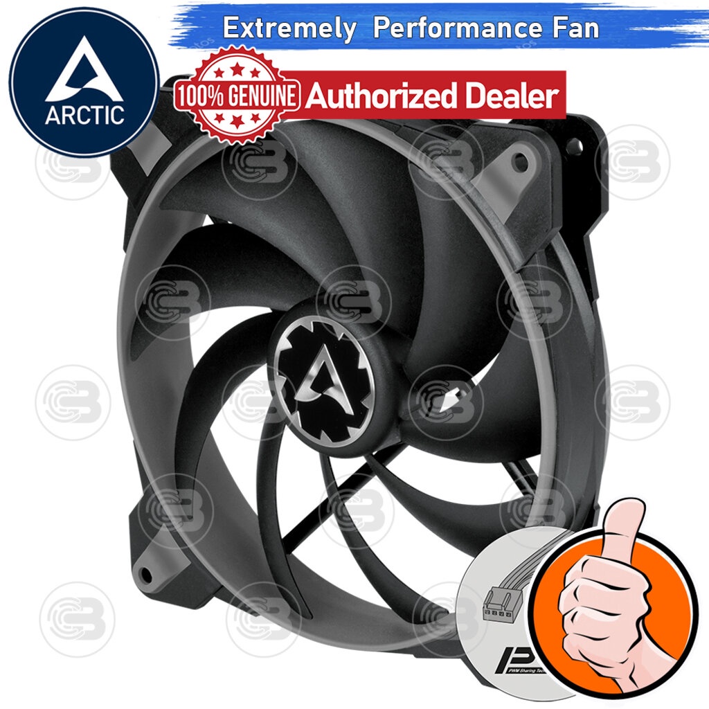 CoolBlasterThai ARCTIC PC Fan Case BioniX F140 Grey Gaming Fan with PWM ...