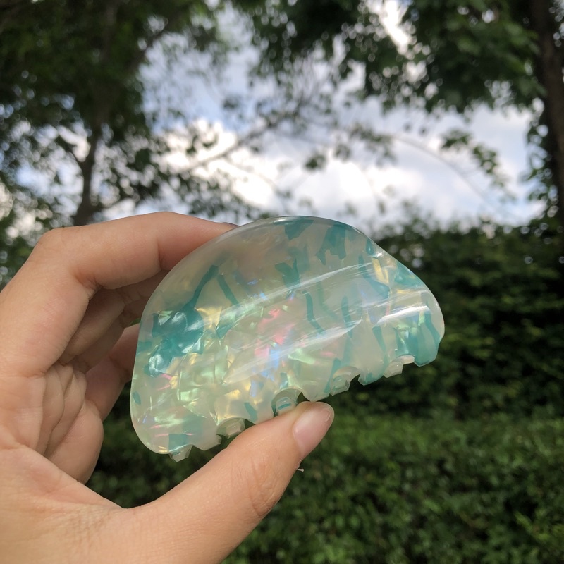 กิ๊บหนีบผมเกาหลีพร้อมส่ง galaxy claw ครึ่งวงกลม - vneat.official - ThaiPick