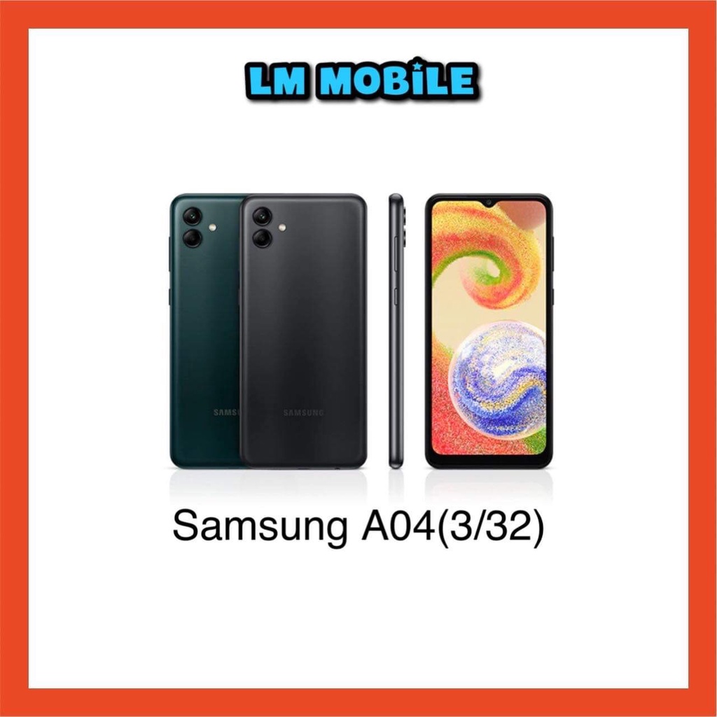 Samsung Galaxy A04 (332 GB) แบต5000 แถมเคสฟลิม์ ประกันศูนย์ 1ปี ...