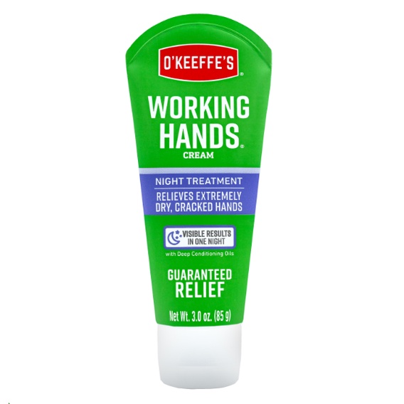 (พร้อมส่ง) O'Keeffe's, Working Hands, Night Treatment, Hand Cream, 3.0 ...