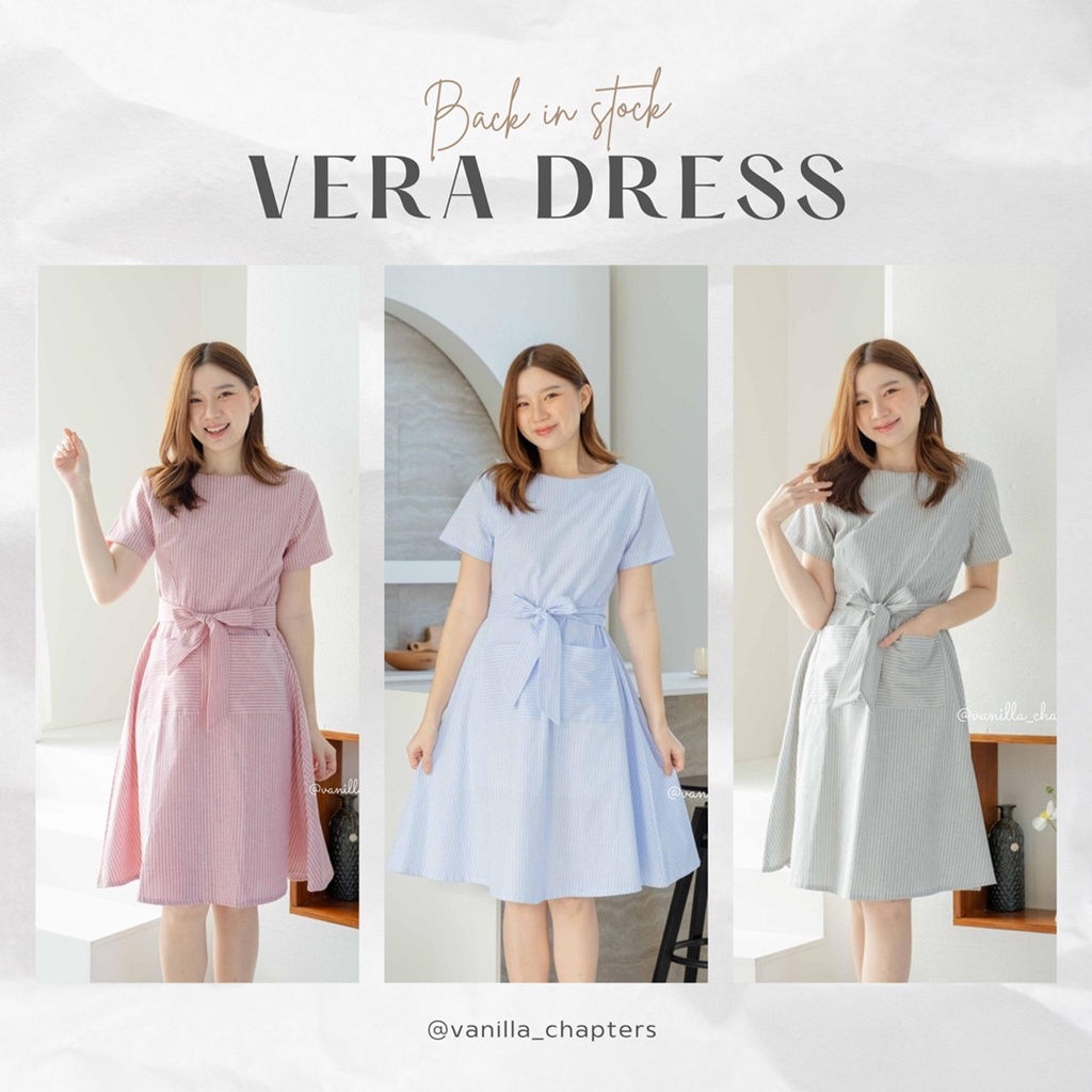 Vera dress (Vanilla Chapters) | Shopee Thailand