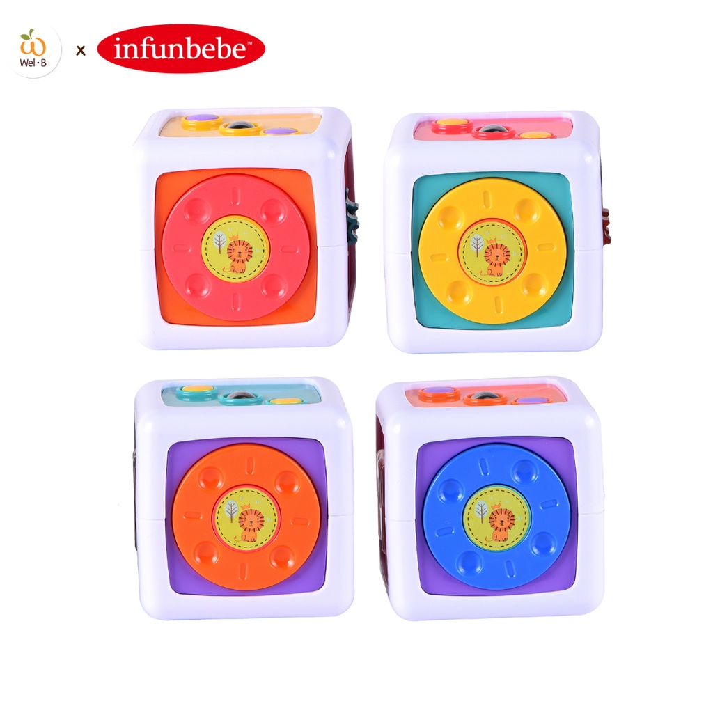 Wel-B x Infunbebe Mini cube (กล่องกิจกรรมของเล่นเด็ก) - ของเล่น ของเล่น ...