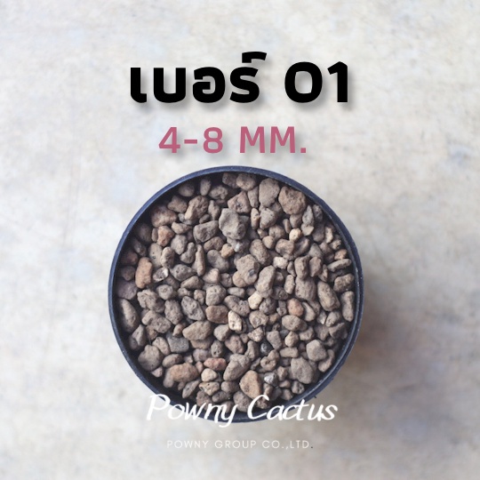 หินภูเขาไฟ ถุง 1 ลิตร 500 กรัม เบอร์ 00 01 02 03 SSS หินรองก้อนกระถาง ...