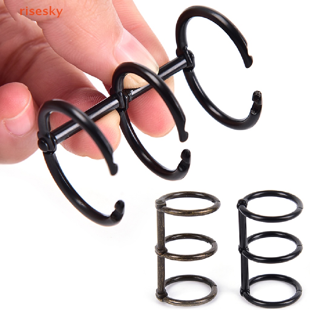 [risesky] Notebook Loose Leaf Metal Binder Binder Ring Snap Album Split ...