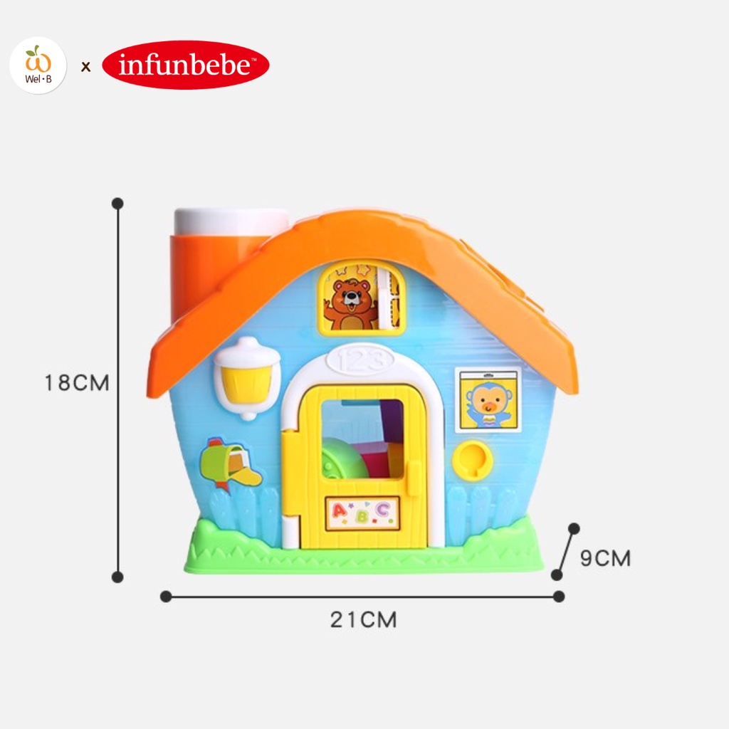 Wel-B x Infunbebe My 1st House (บ้านจำลอง) - ของเล่น ของเล่นเด็ก บ้าน ...