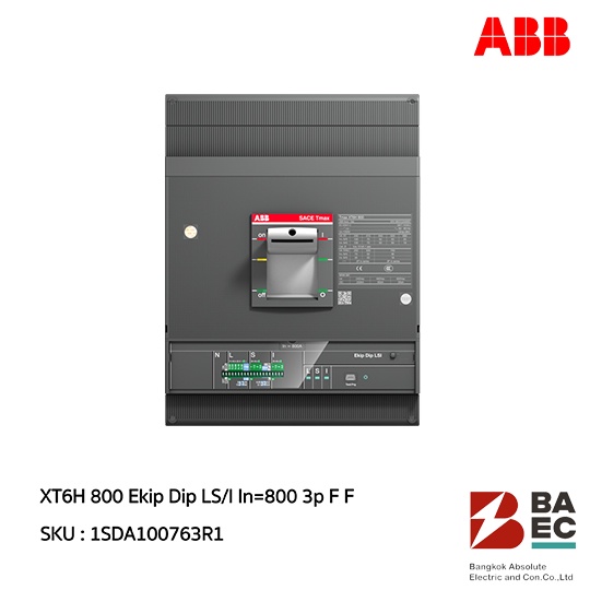 ABB เบรกเกอร์ XT6H 800 Ekip Dip LS/I In=800 3P 70KA | Shopee Thailand