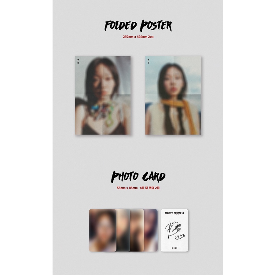 ( Limited ver.) BIBI - 1st full Album Lowlife Princess Noir - form0620 ...