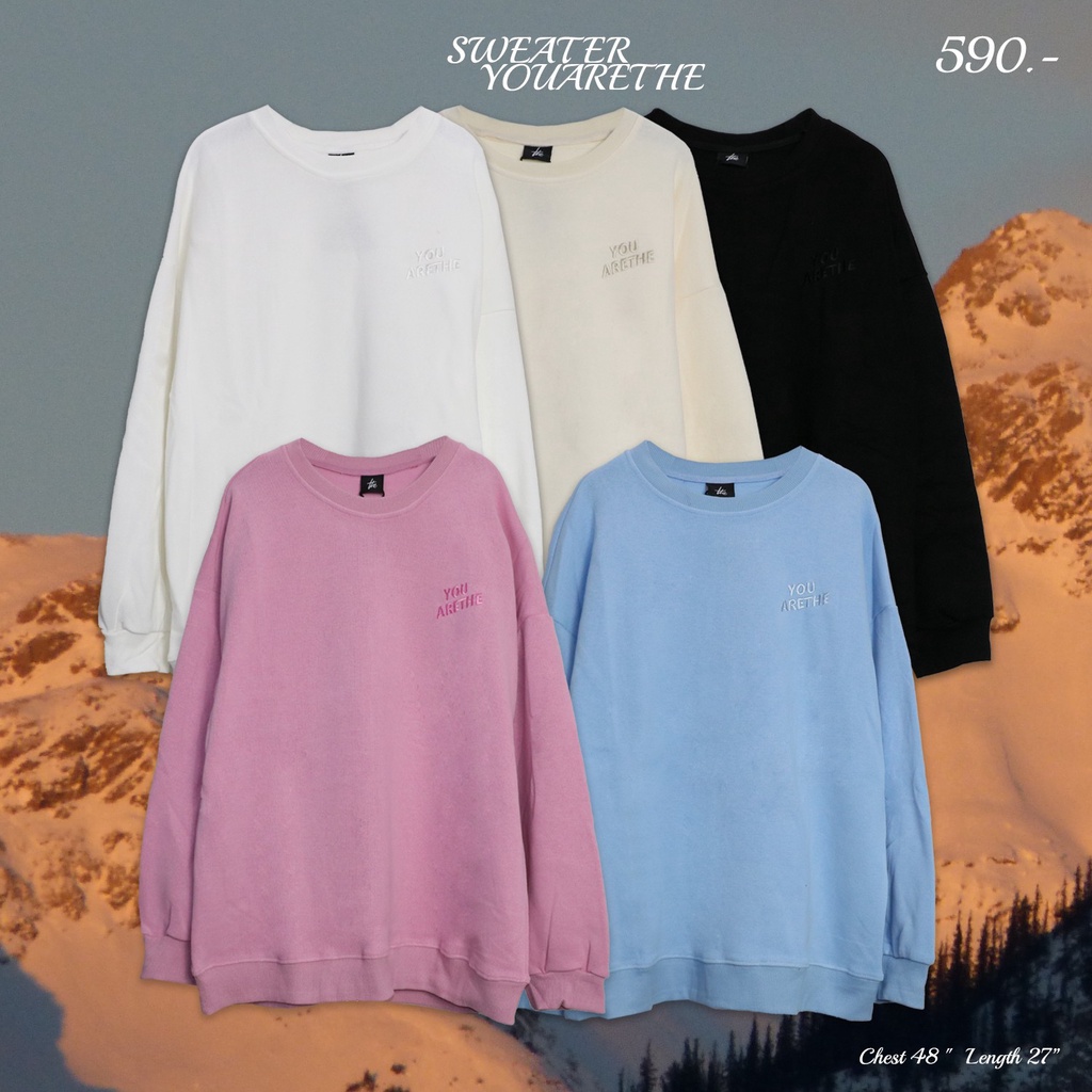 URTHECLASSY - เสื้อแขนยาว SWEATER 6 สี S M L - urthe.official - ThaiPick