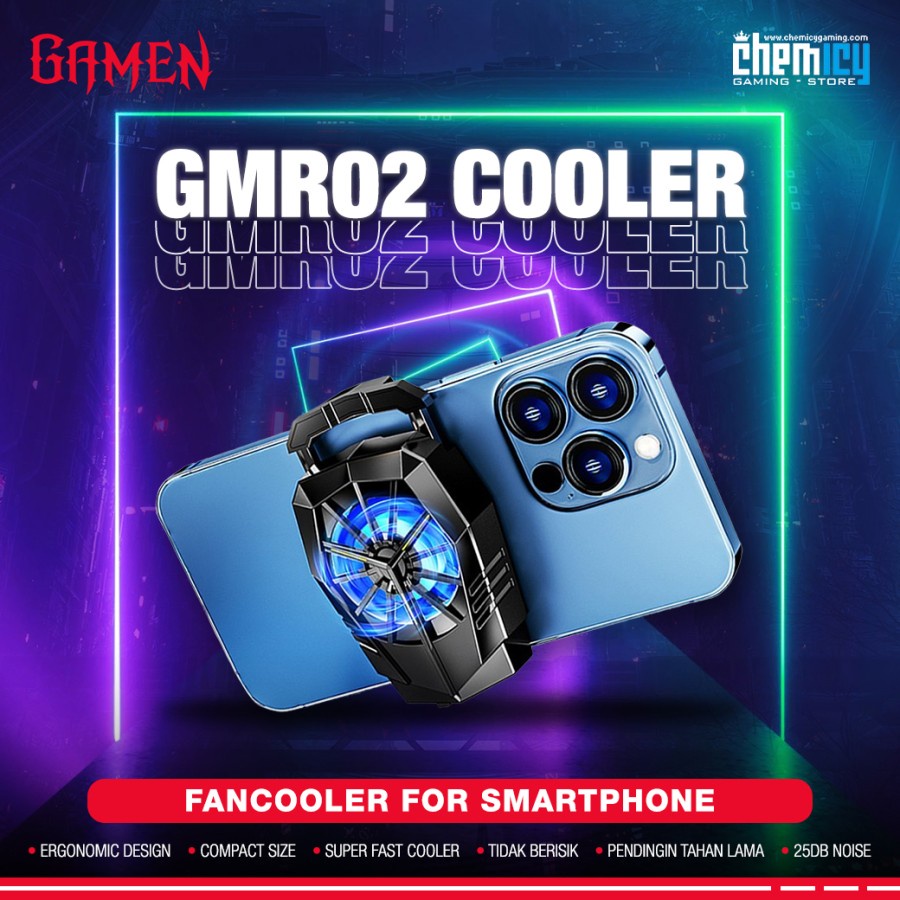 Gamen Fancooler GMR02 พัดลมระบายความร้อน สําหรับโทรศัพท์มือถือ สมาร์ท ...