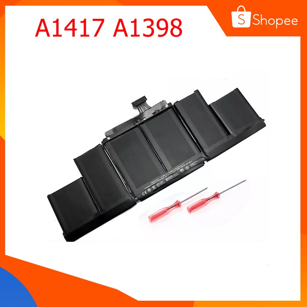 แบตเตอรี่ Pro Retina 15 A1417 A1398 OEM สำหรับเครื่องปี 2012-2013 รับประกัน 6 เดือน - jenny ...