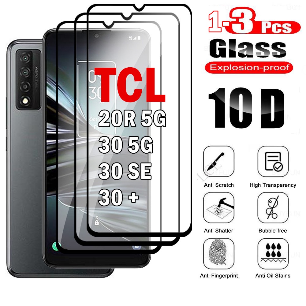 ขายดี ฟิล์มกระจกนิรภัยกันรอยหน้าจอ Hd สําหรับ Tcl 20 R 5g 20r Tcl 30