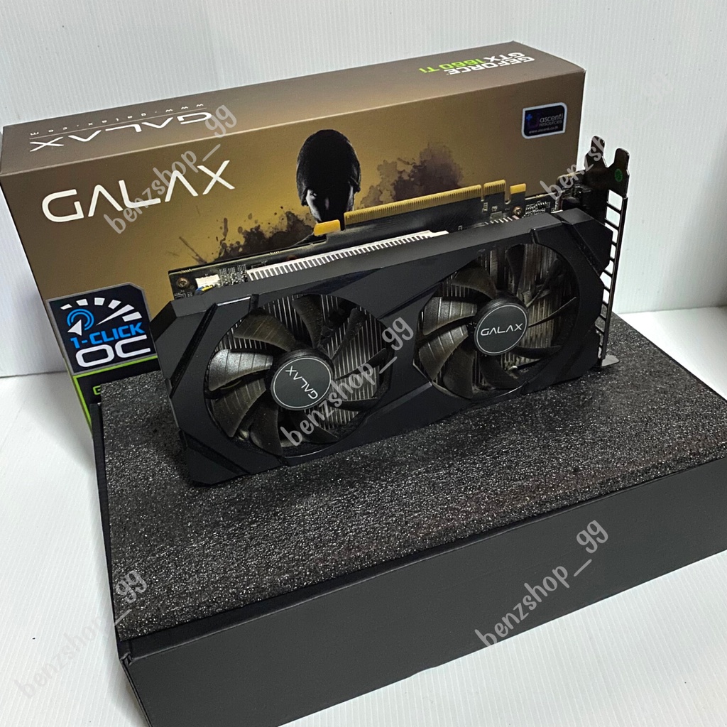 การ์ดจอ VGA GALAX GeForce GTX 1660 Ti (1-Click OC) 6GB GDDR6 (มือ2 ...