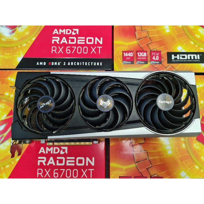 VGA(การ์ดจอ) Sapphire NiTRO+ AMD Radeon RX 6700XT Gaming OC 12GB GDDR6 ...