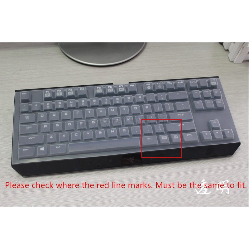 Transparent Clear Silicone Keyboard Cover Film For Razer Blackwidow ...