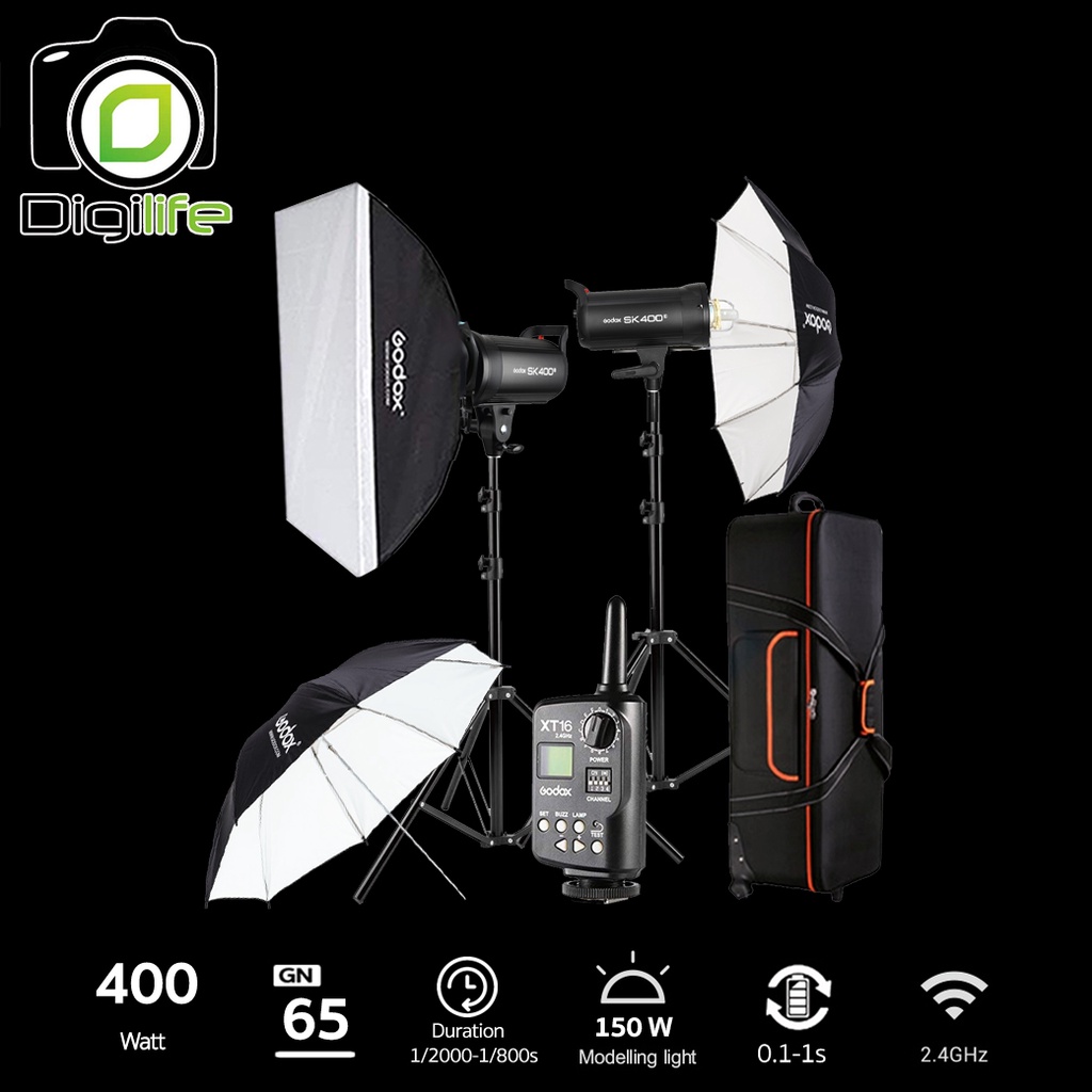 Godox Studio Flash SK400II-E SET ชุดไฟสตูดิโอ 400W - รับประกันศูนย์ ...