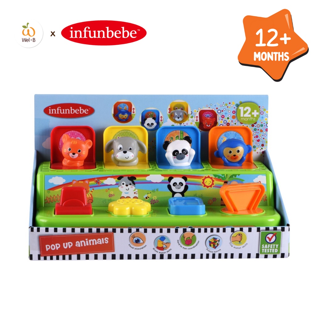 Wel-B x Infunbebe Pop Up Animal (กล่องรูปสัตว์ของเล่นมหัศจรรย์) - ของ ...