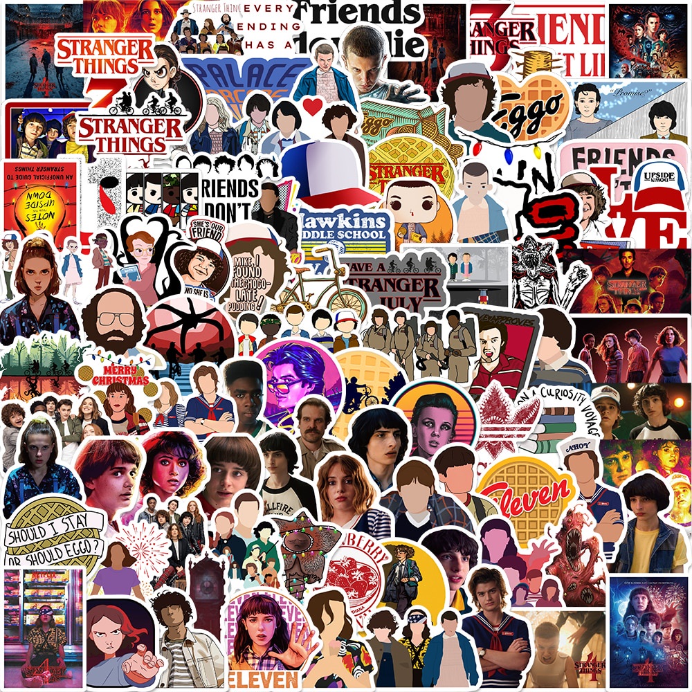 Cuessi 10/50/100pcs Stranger Things Season 4 Sticker for Aquaflask ...