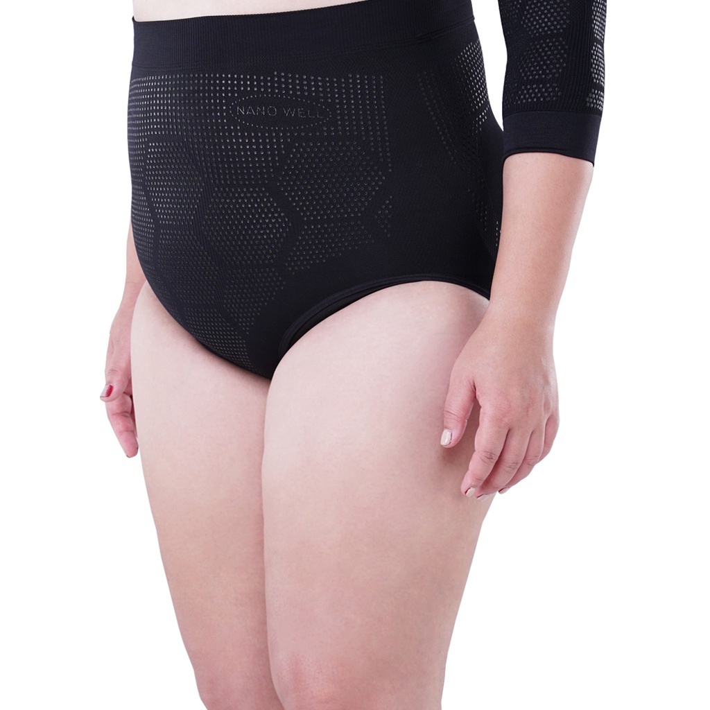 แพ็ค 2ชุด Onami Nanowell Double Dot สีดำ Fit Bra สีครีม ชุดกระชับสัดส่วน เก็บพุงและไขมันส่วนเกิน ...