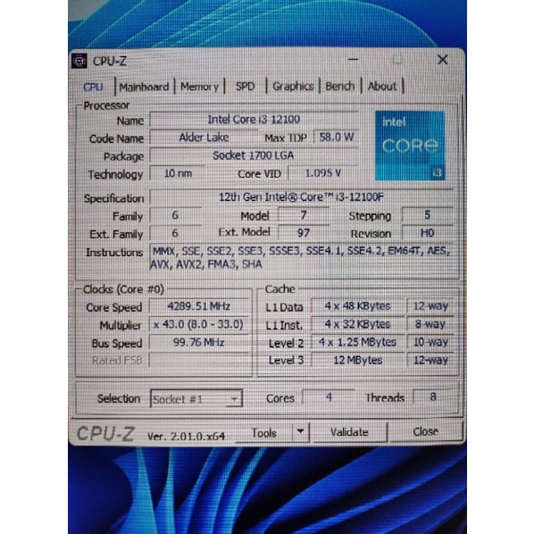 intel i3 12100F RTX2060 6GB RAM 16GB DDR4 SSDM.2 NVME 500GB คอมประกอบ ...
