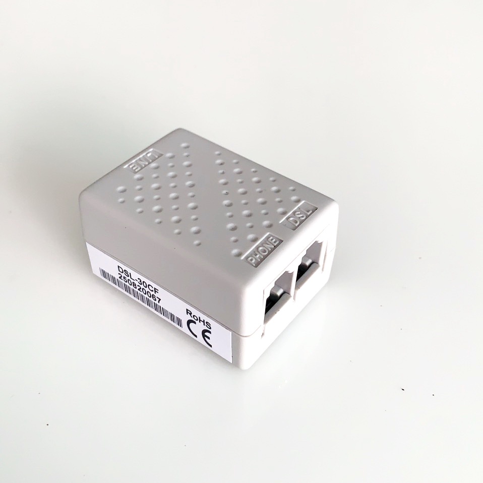 BOX ADSL splitter d-link dsl-30cf สายโทรศัพท์ 1 ออ 2 D-Link | Shopee ...