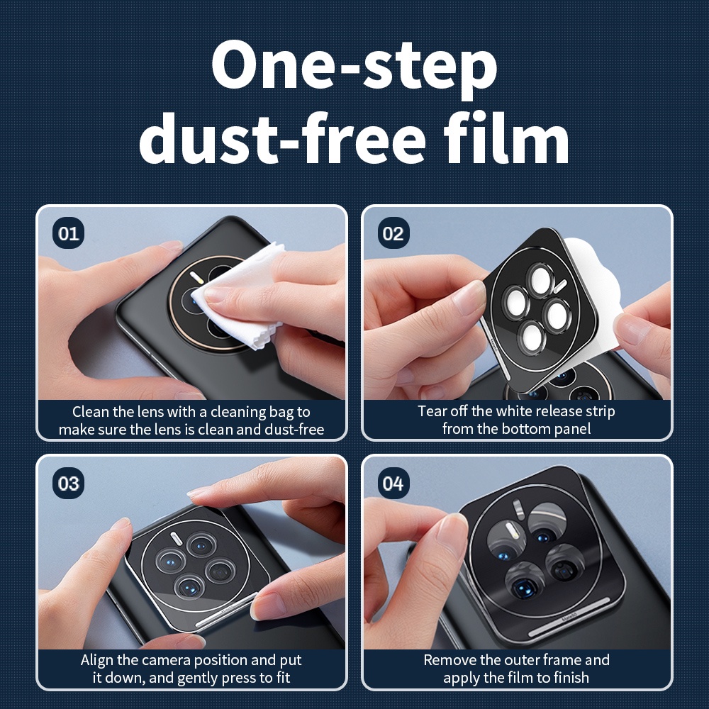 SmartDevil ฟิล์มกระจกนิรภัยกันรอยเลนส์กล้องหลัง สําหรับ Huawei mate 50 50pro - smartdevil ...