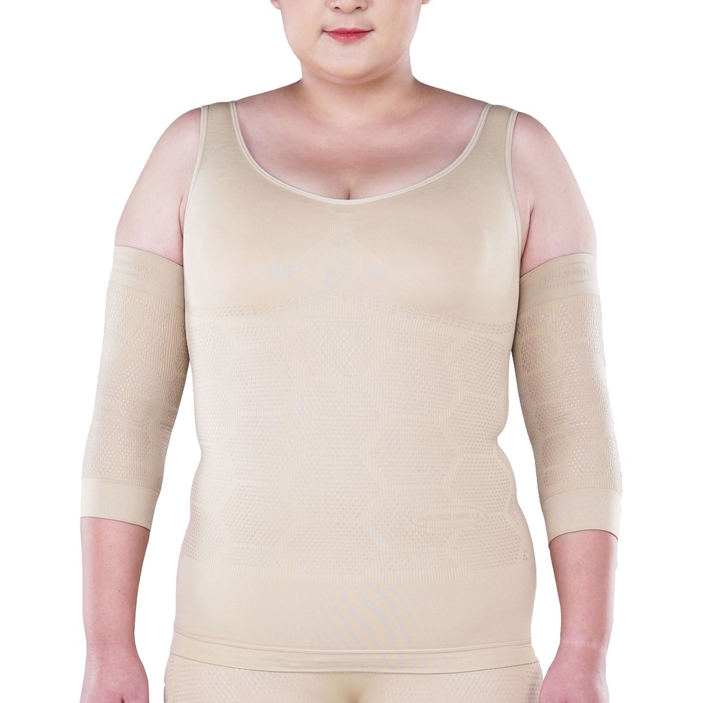 แพ็ค 2 ชุด Onami Nanowell Double Dot (สีครีม) 2ชุด ชุดกระชับสัดส่วนโอนามิ นาโนเวลดับเบิ้ลดอท ของ ...