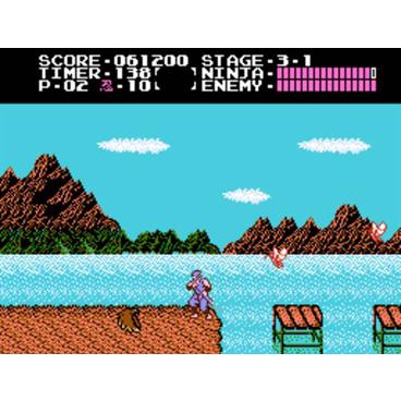 ตลับ FC ตลับ Famicom Ninja Ryukenden ( ตลับ Repro) นินจาริวเทนเด็น ตลุย ...