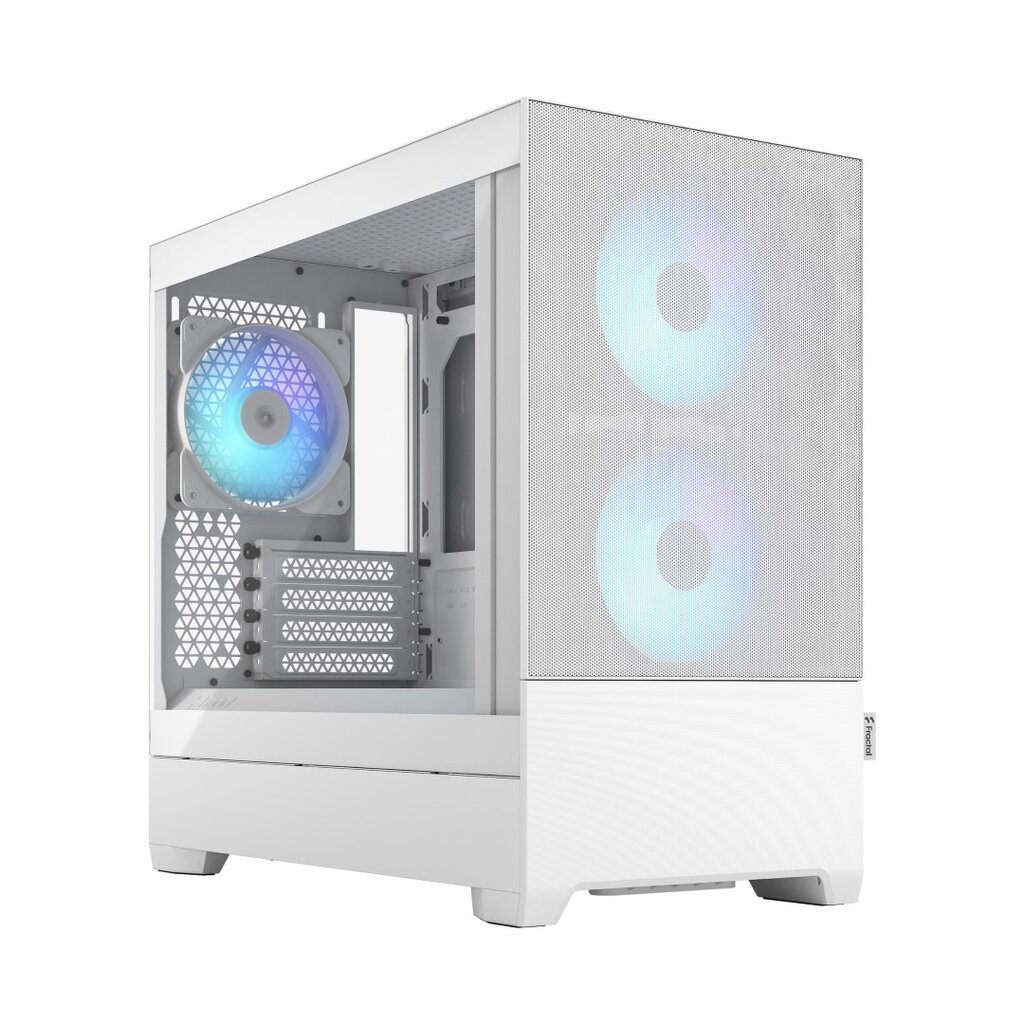Fractal Design Pop Mini Air RGB White TG Clear mATX/MiniiTX Case (FD-C ...