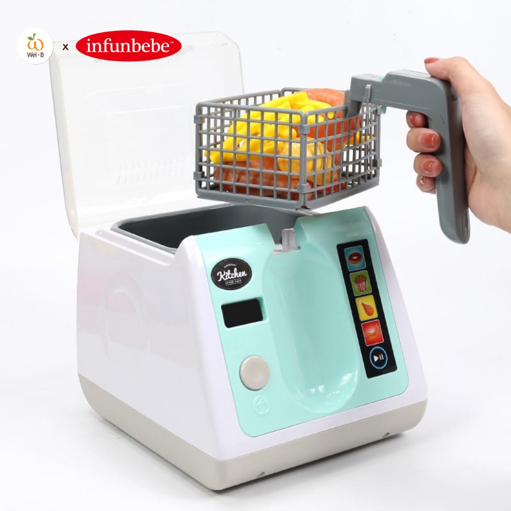 Wel-B x Infunbebe 1st Deep Fryer (หม้อทอดของเล่นเด็ก) - ของเล่น ของเล่น ...