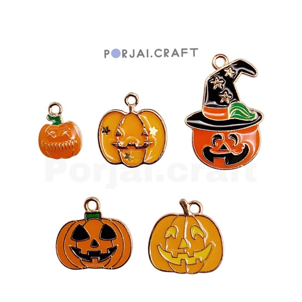 จี้ฟักทอง Pumpkin Halloween pendants | Shopee Thailand
